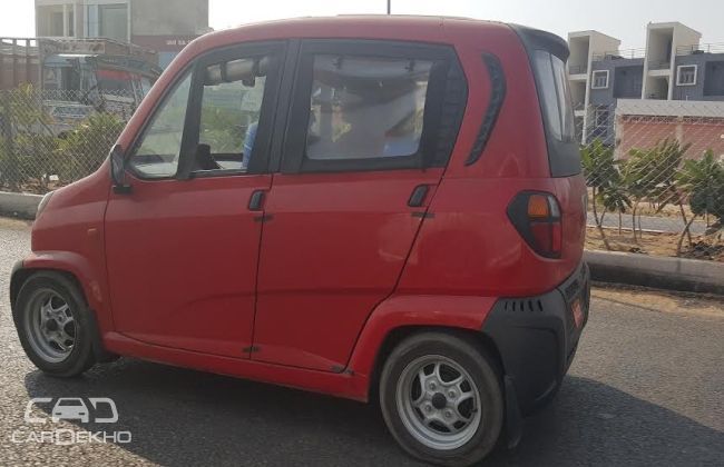 Bajaj Qute RE60 Spied Testing once again: Launch Near | CarDekho.com