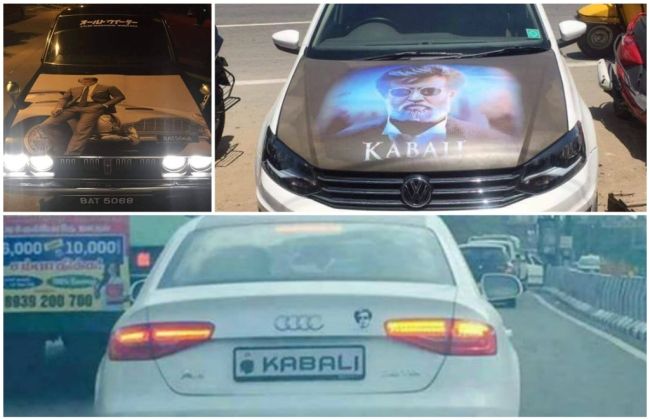 Rajinikanth's Kabali Fever Takes Over Cars In India | Features ...