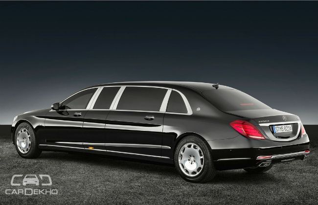 Mercedes-Maybach S600 Pullman Guard Limo Revealed | CarDekho.com