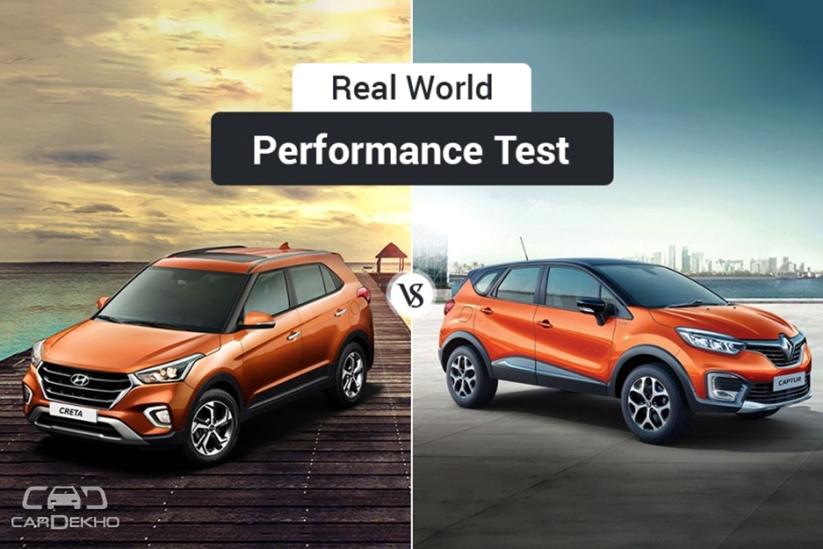 Hyundai Creta 2018 vs Renault Captur: Real-World Performance Comparison ...