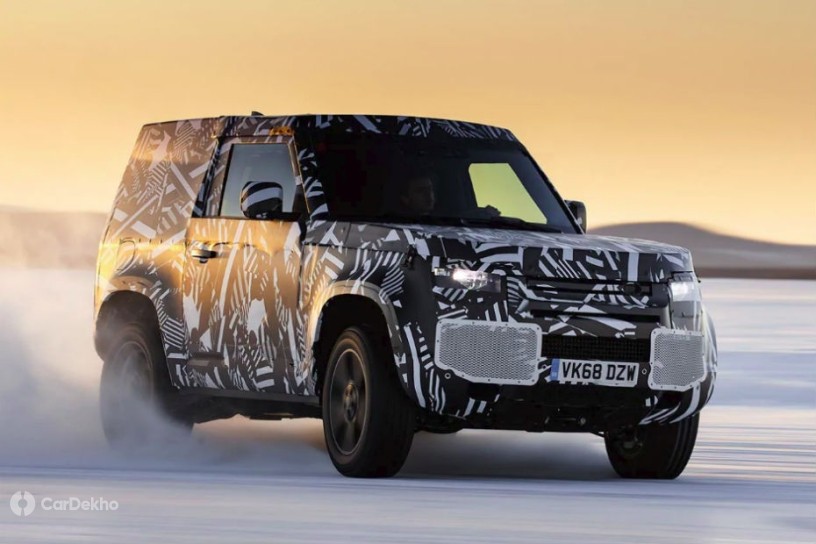 New-gen Land Rover Defender Being Tested In India | CarDekho.com