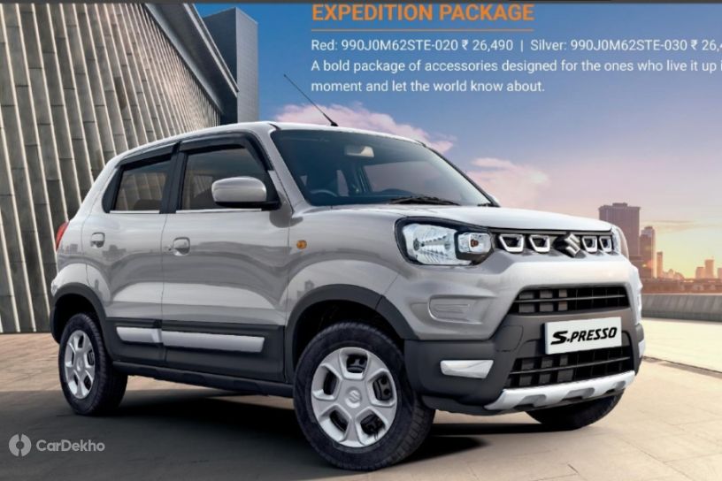 Maruti S-Presso Accessories: Details & Prices | CarDekho.com