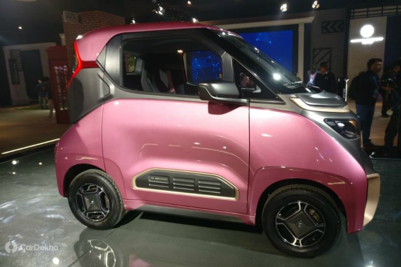 MG E200 Showcased At Auto Expo 2020 | CarDekho.com
