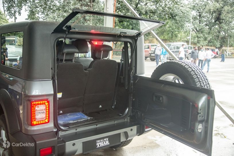 Mahindra Thar 2020 Tops Explained: Soft Top, Convertible And Hard Top ...