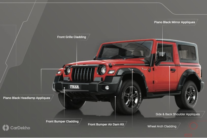 2020 Mahindra Thar Accessories And Merchandise List Unveiled | CarDekho.com