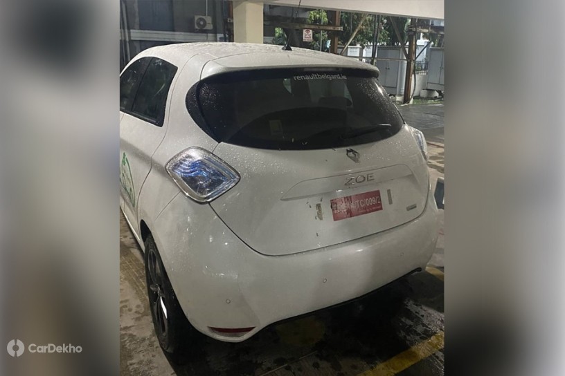 Renault Zoe EV Spied With Temporary Number Plates In Chennai. Does That ...