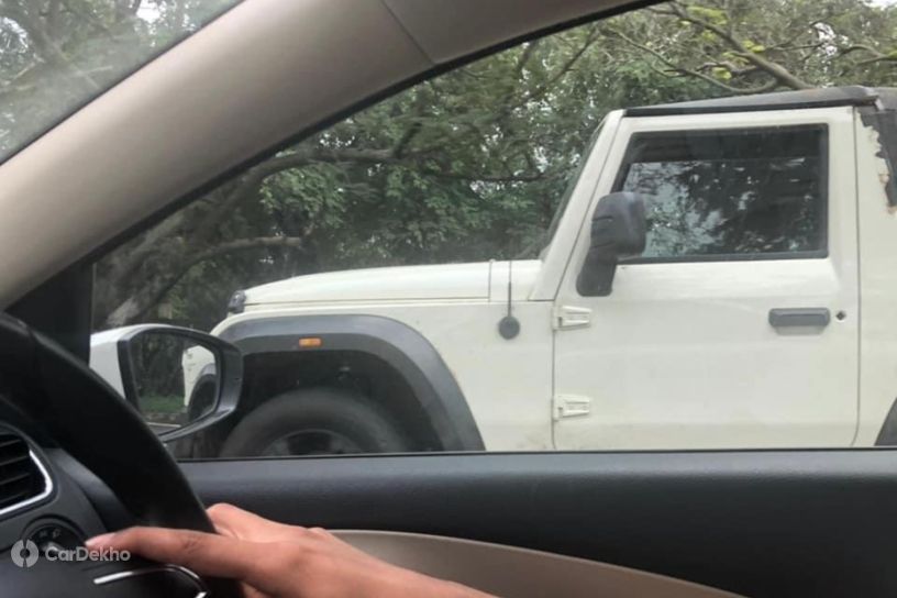 Second-gen Mahindra Thar Spied In Two New Colours | CarDekho.com