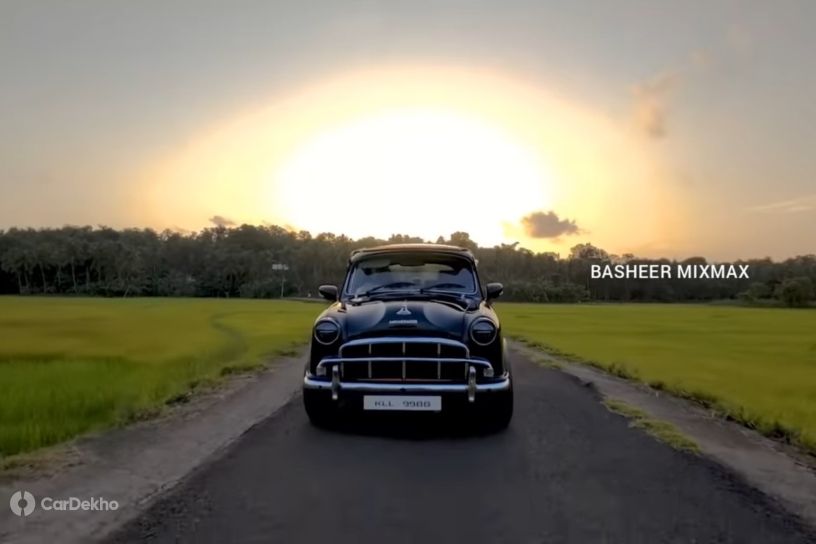Modified Hindustan Ambassador With Remote Start-Stop, Infotainment ...