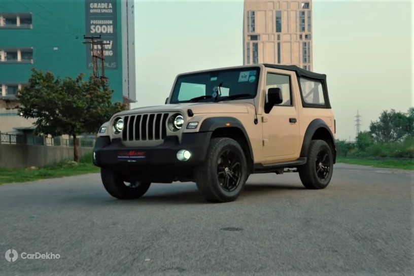Look At These Modified Mahindra Thar SUVs With Custom Colours ...