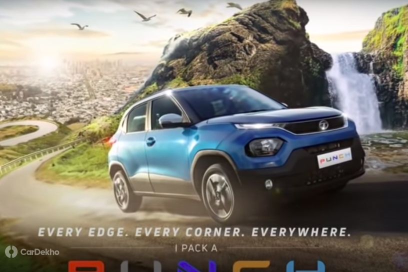 Tata Punch Side And Rear Profiles Revealed | CarDekho.com