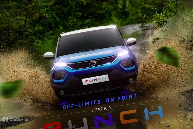 Tata Punch Side And Rear Profiles Revealed | CarDekho.com