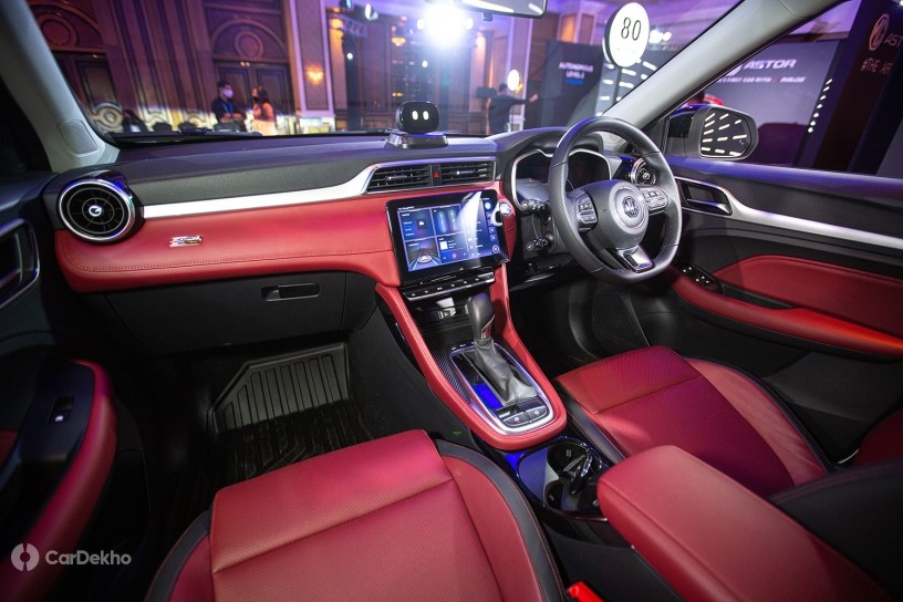 MG Astor Interior Detailed: Explore The Cabin In These 30 Pics ...