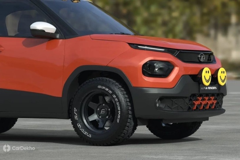 Tata Punch Micro SUV Rendered As An Off-road Adventure Edition ...