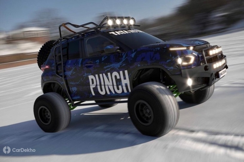 Tata Punch Reimagined As An Extreme 4x4 SUV Ready For A Desert Rally ...