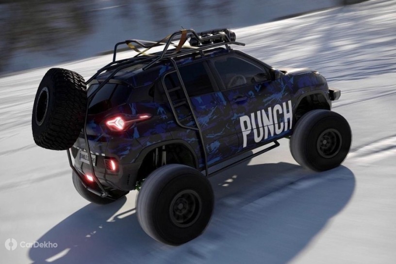 Tata Punch Reimagined As An Extreme 4x4 SUV Ready For A Desert Rally ...