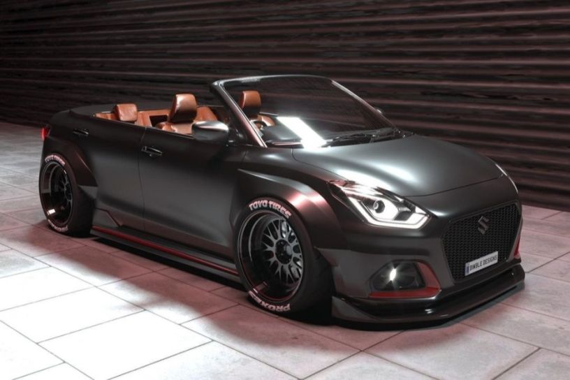 Maruti Dzire Modified As A Convertible Concept Sports Car | CarDekho.com