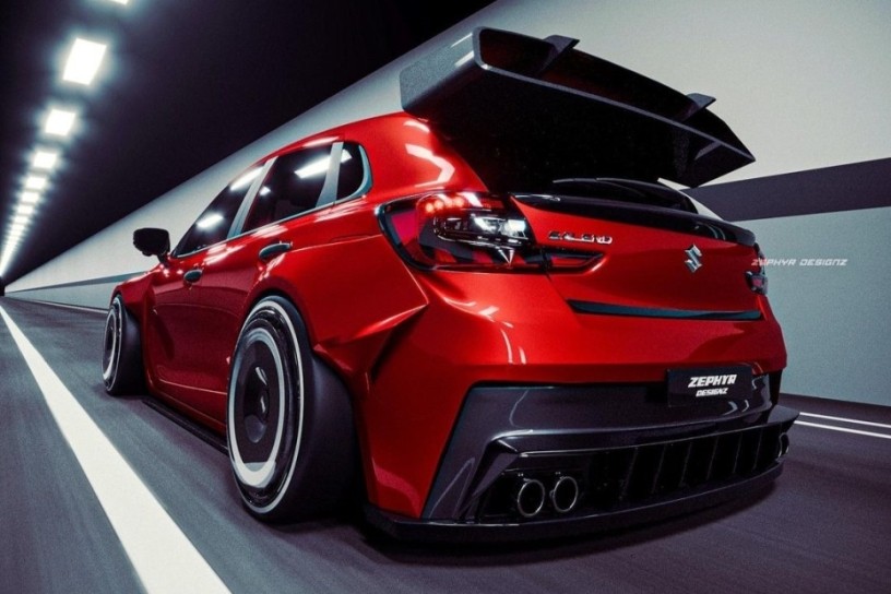 New Maruti Baleno Competition GT Concept Is A Widebody Racing Hatchback ...