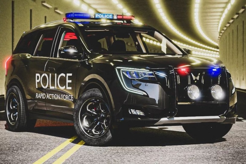 Mahindra XUV700 Reimagined As The Ideal Police Patrol Vehicle For ...