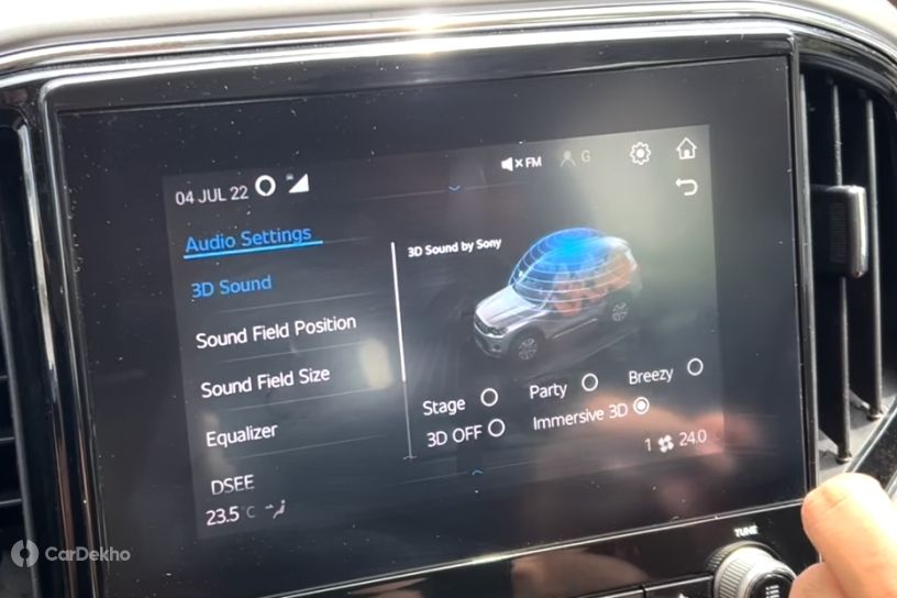 Mahindra Scorpio N Touchscreen Infotainment And Instrument Cluster ...