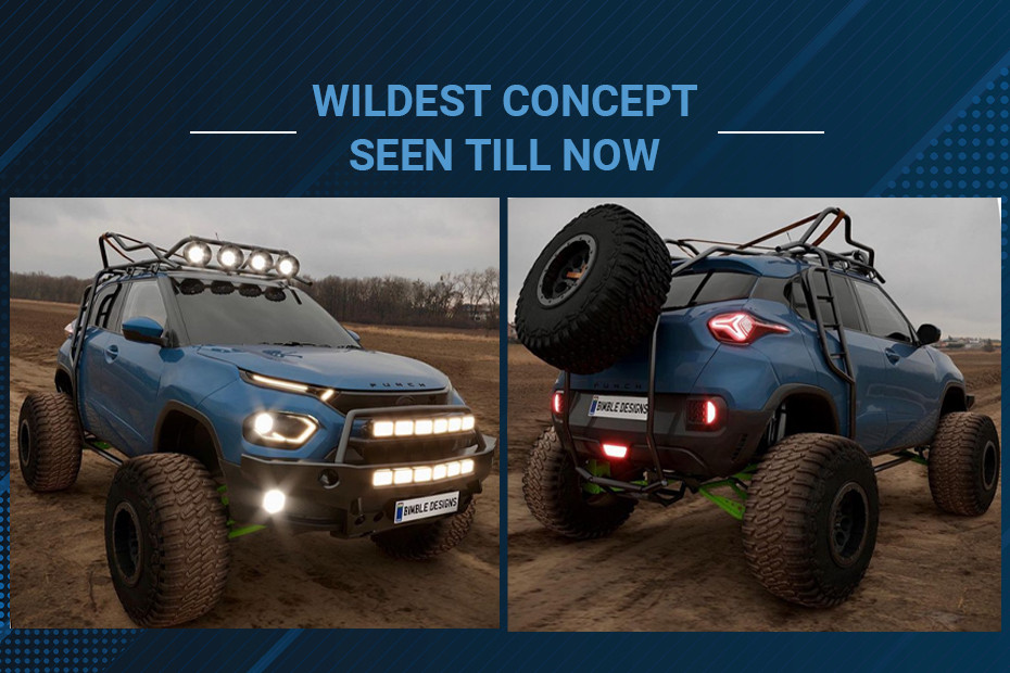 Tata Punch Reimagined As An Extreme 4x4 SUV Ready For A Desert Rally ...