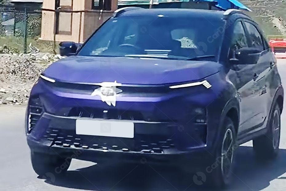 2023 Tata Nexon Front And Rear Design Seen Undisguised Ahead Of ...