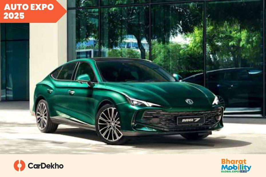 Bharat Mobility Global Expo 2025: MG 7 Trophy Sedan Unveiled At Auto ...