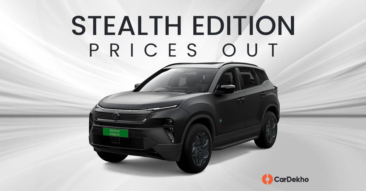 2025 Tata Harrier EV Stealth Edition Launched At Rs 28.24 Lakh, Commands A Rs 75,000 Premium ...