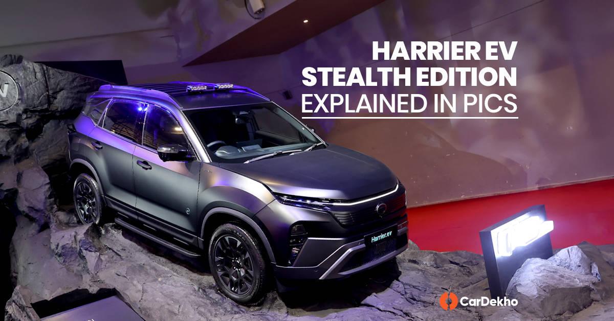 2025 Tata Harrier EV Stealth Edition Exterior And Interior Design ...
