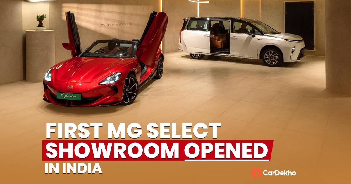 First MG Select Dealership Opened In Thane, India; Will Offer The Upcoming MG Cyberster And MG ...