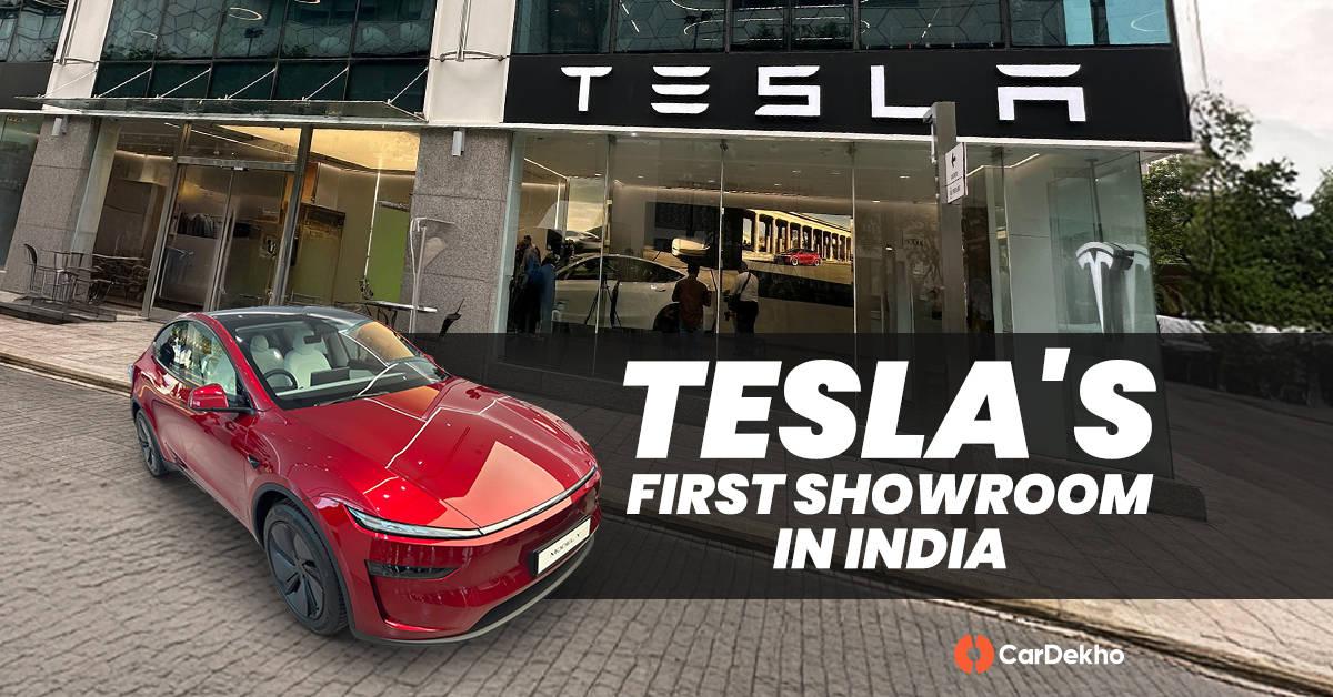 Tesla India Opens First Showroom In Mumbai, Displays India-spec Tesla ...