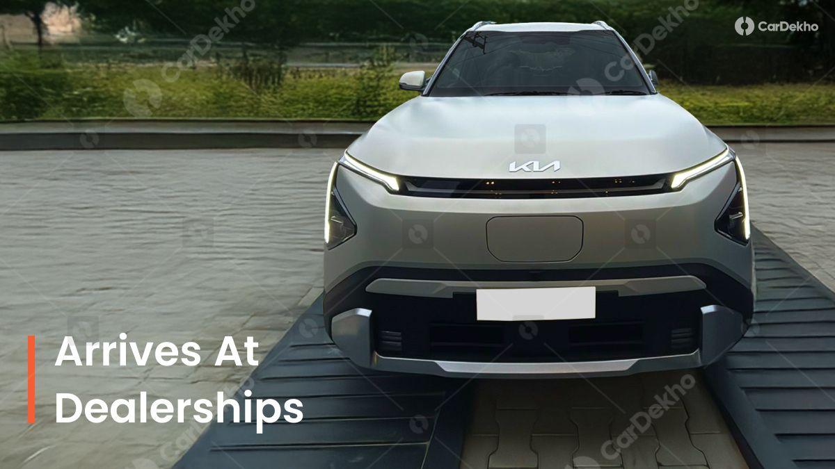 2025 Kia Carens Clavis EV Arrives At Dealerships, Check It Out In Real ...