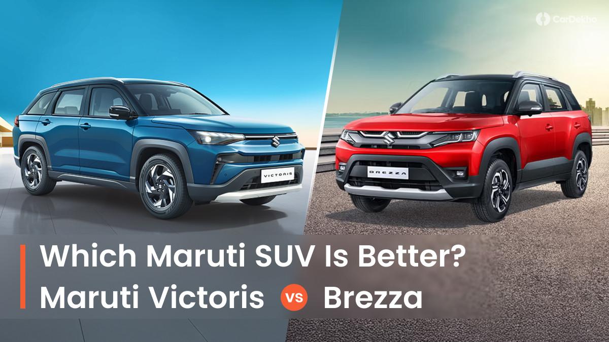 Victoris vs Brezza: Dimensions, Features, Powertrain, And Price ...