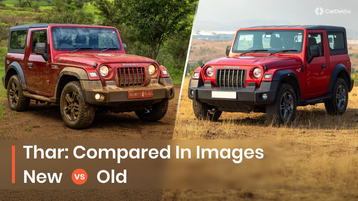 2025 Mahindra Thar Facelift vs Old Mahindra Thar: Design, Interior ...