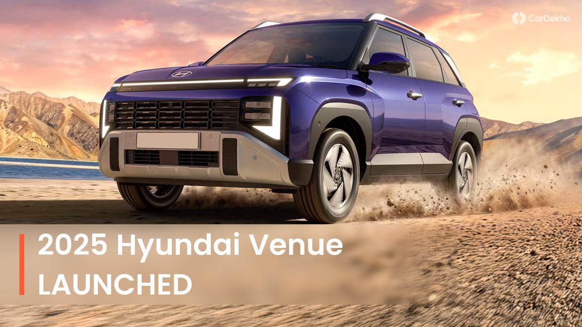 2025 Hyundai Venue Launched At Rs 7.90 lakh, FULL PRICE LIST HERE ...