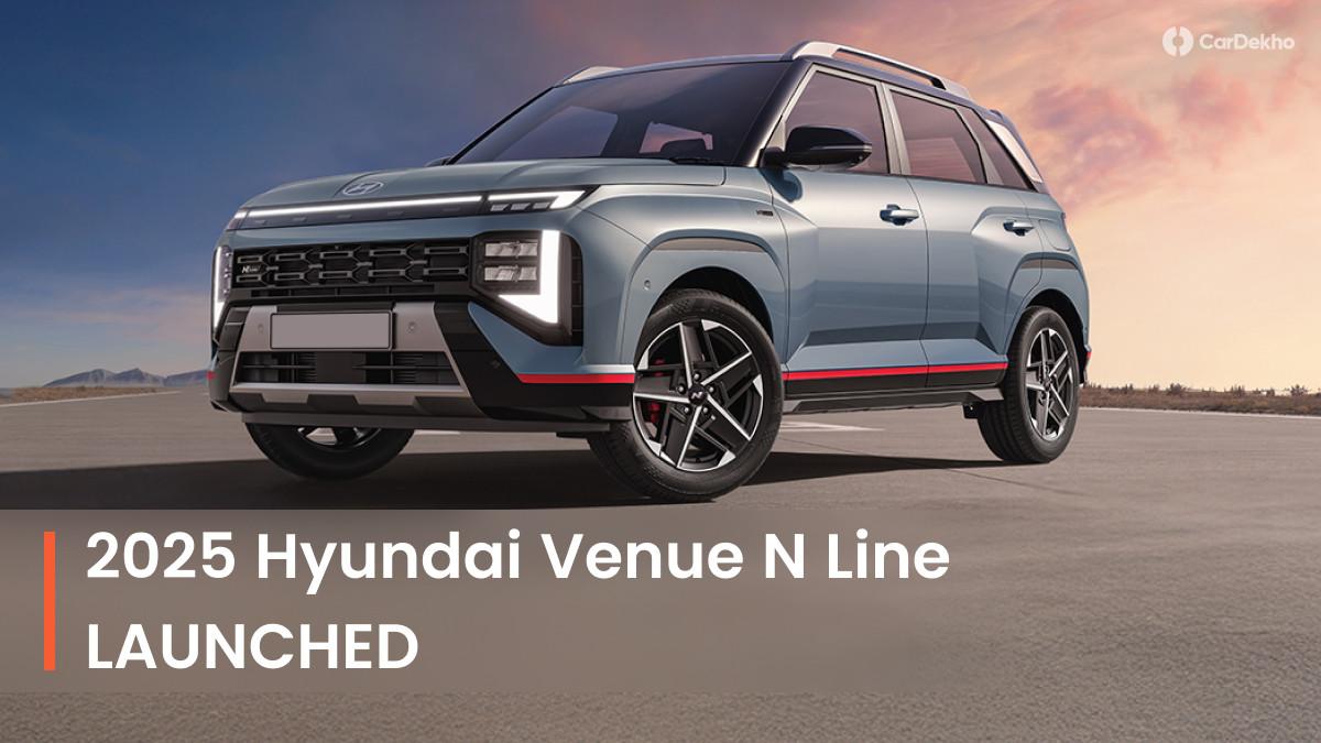 New 2025 Hyundai Venue N Line Launched At Rs 10.55 lakh: Interior ...