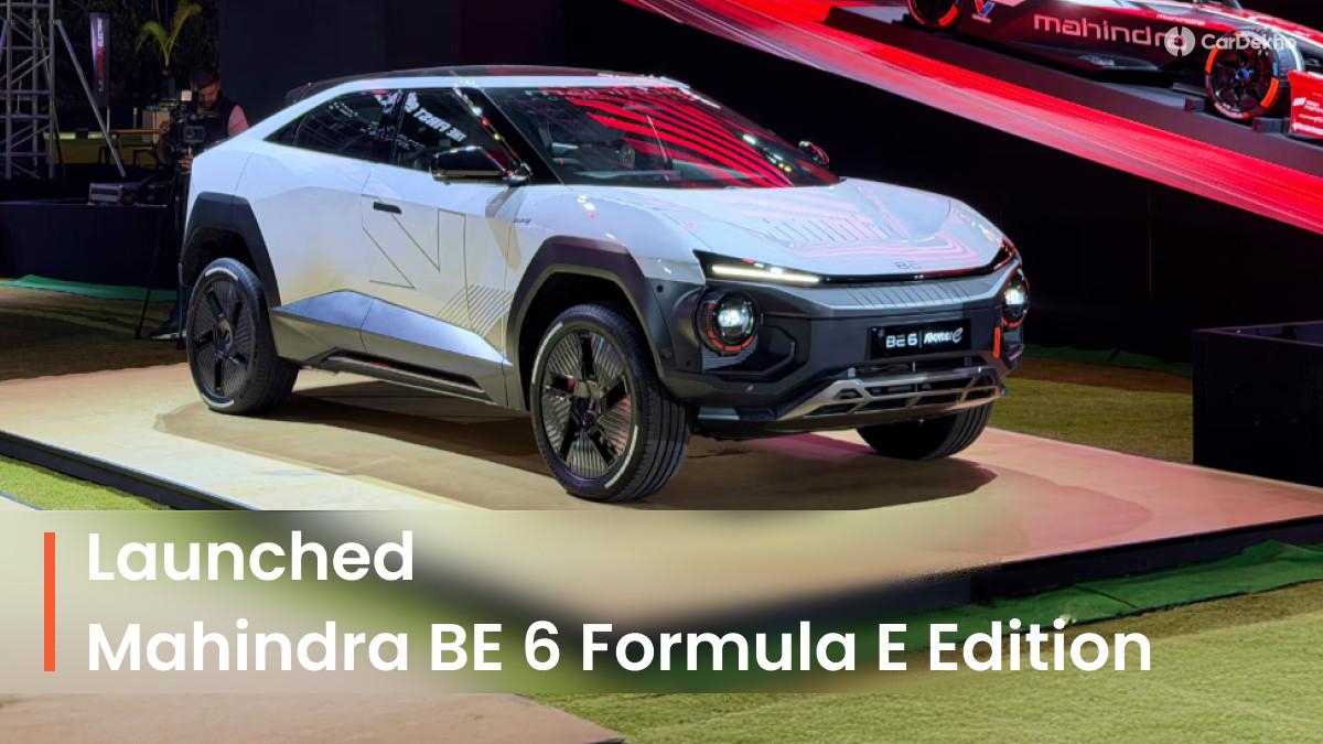 Mahindra Be 6 Formula E Edition Launched At Rs 23 69 Lakh Sportier