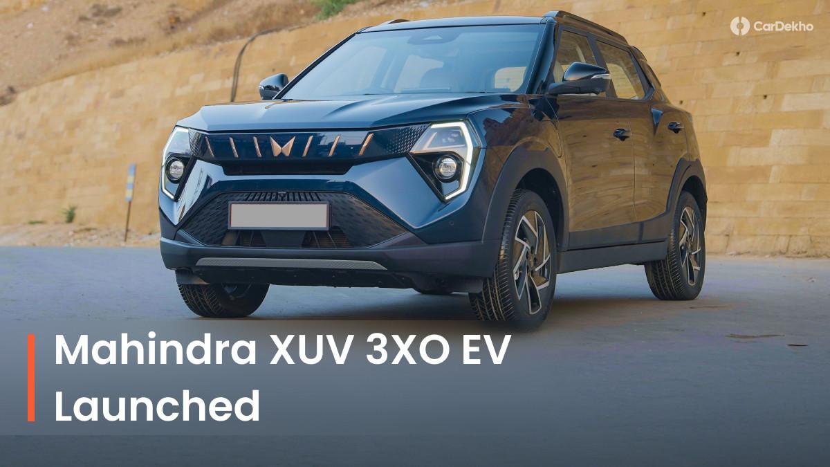 Mahindra XUV 3XO EV Launched At Rs 13.89 Lakh: Exterior, Interior ...