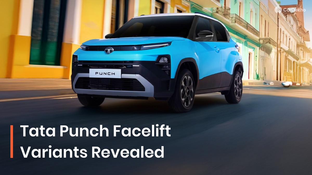 2026 Tata Punch Facelift Key Features Across 6 Variants Revealed: Smart ...