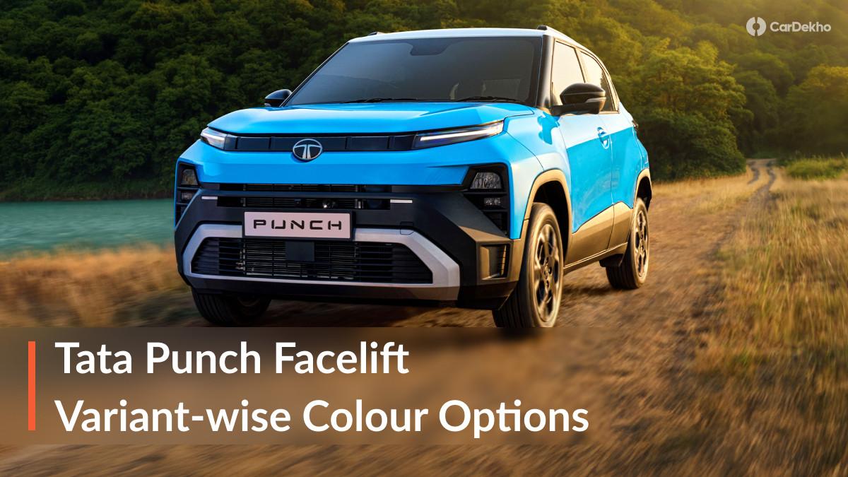 2026 Tata Punch Variant-wise Colour Options Explained | CarDekho.com