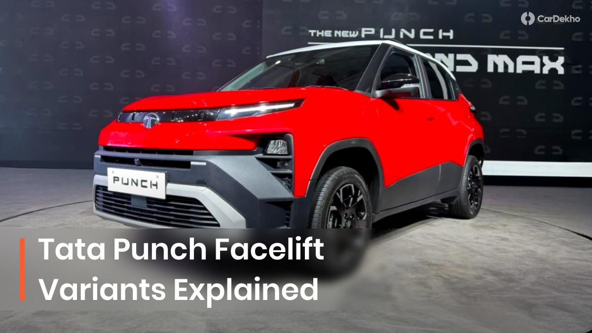 2026 Tata Punch Facelift Variant-wise Feature Explained: Smart, Pure ...
