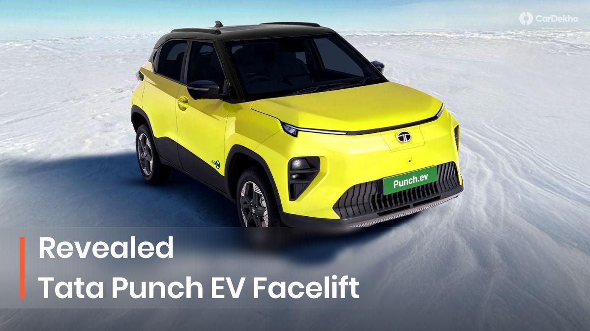 2026 Tata Punch EV Facelift Revealed: Minor Design Changes, Exterior ...
