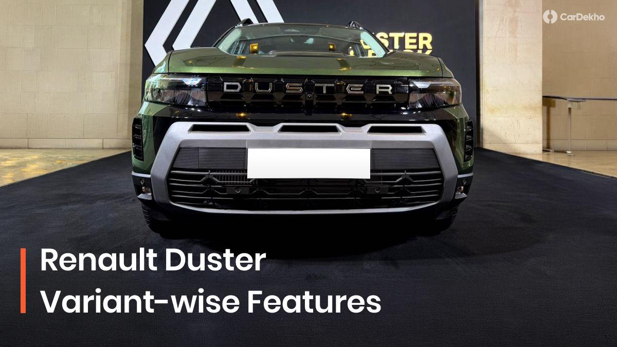 2026 Renault Duster Variant-wise Features Explained: Authentic ...