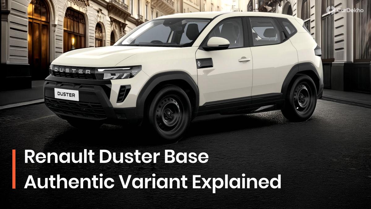 2026 Renault Duster Authentic Base Variant Explained: Exterior ...