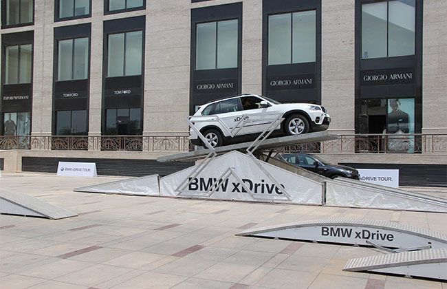 BMW showcases its xDrive technology | CarDekho.com