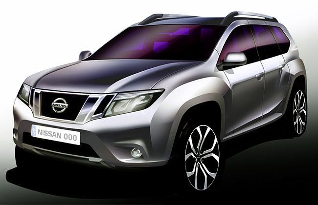 Nissan Terrano Rear Picture Revealed | CarDekho.com
