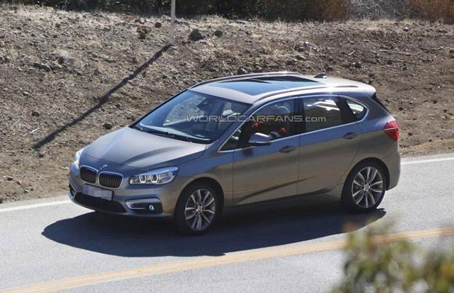 BMW 2-Series Active Tourer MPV Spied | CarDekho.com