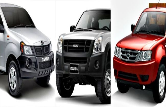 Isuzu D-MAX single cab vs Mahindra Genio vs Tata Xenon DICOR | CarDekho.com