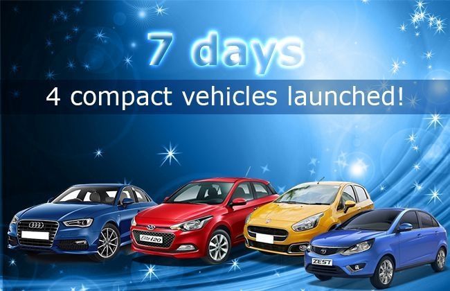 7 days - 4 compact vehicles launched! | CarDekho.com