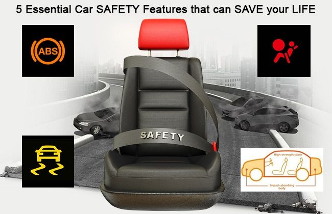 5 essential car safety features that can save your life | CarDekho.com