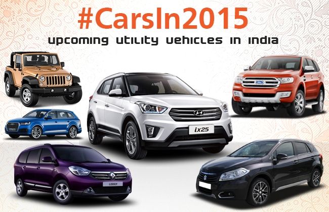 #CarsIn2015: Upcoming Utility Vehicles in India | CarDekho.com